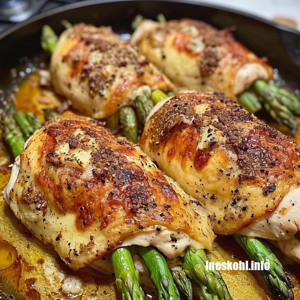 Asparagus Stuffed Chicken Breast | InesKohl Kitchen