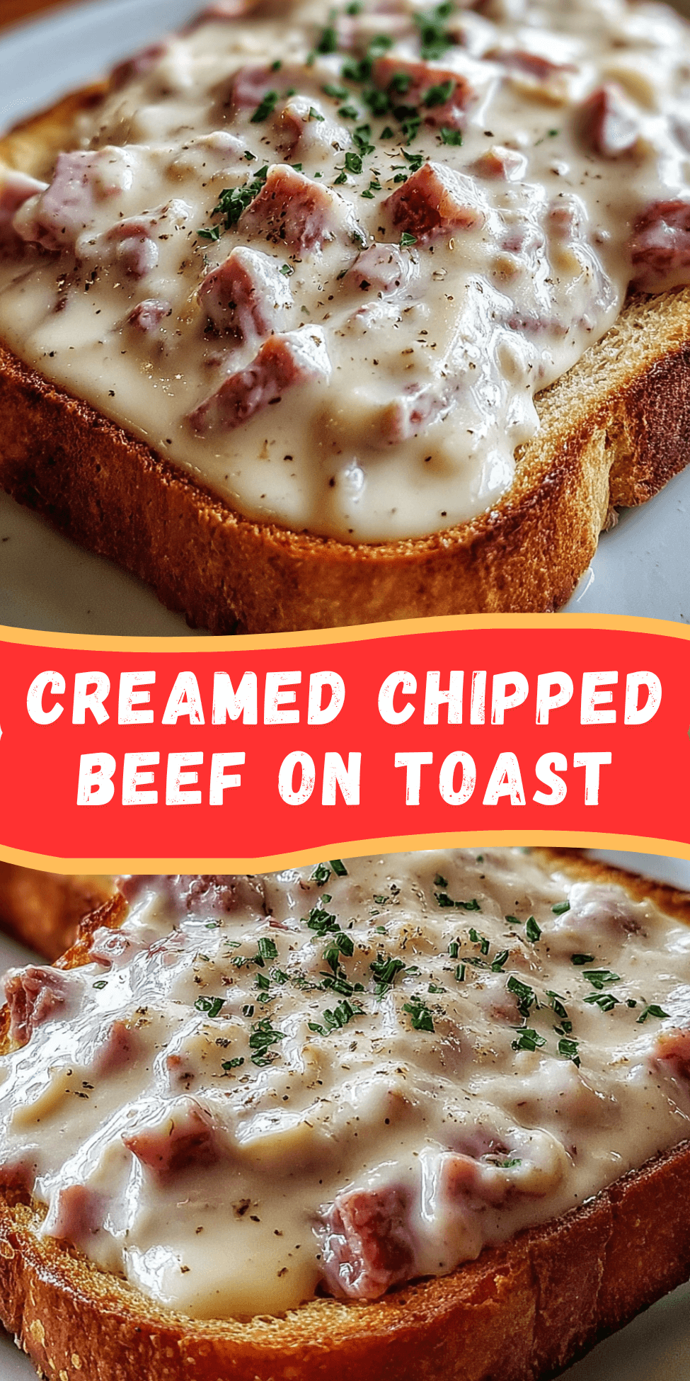 Creamed Chipped Beef on Toast
