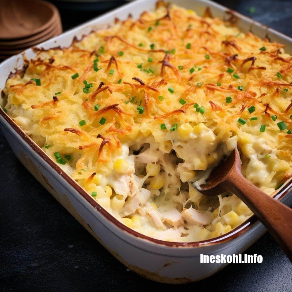 Creamy Chicken Casserole Ineskohl Kitchen