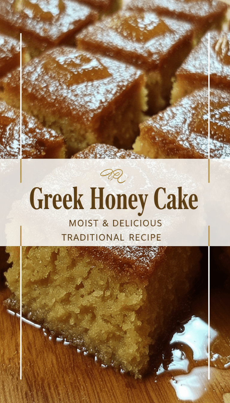 Greek Honey Cake