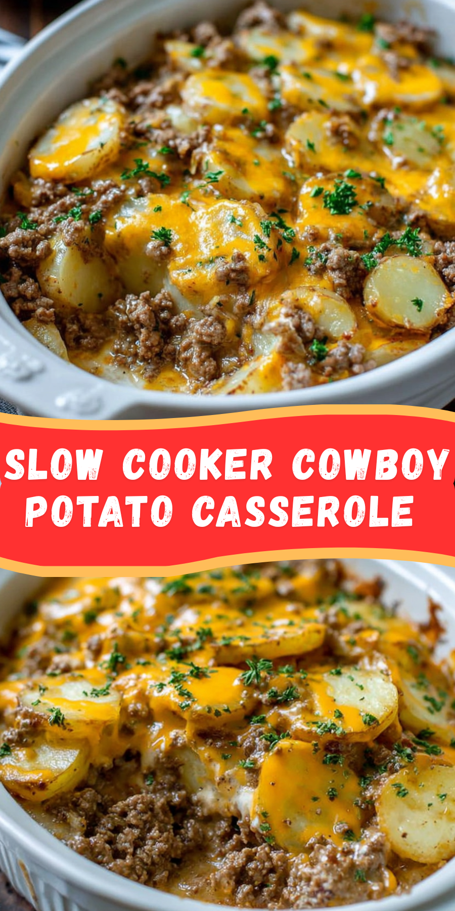Slow Cooker Cowboy Potato Casserole