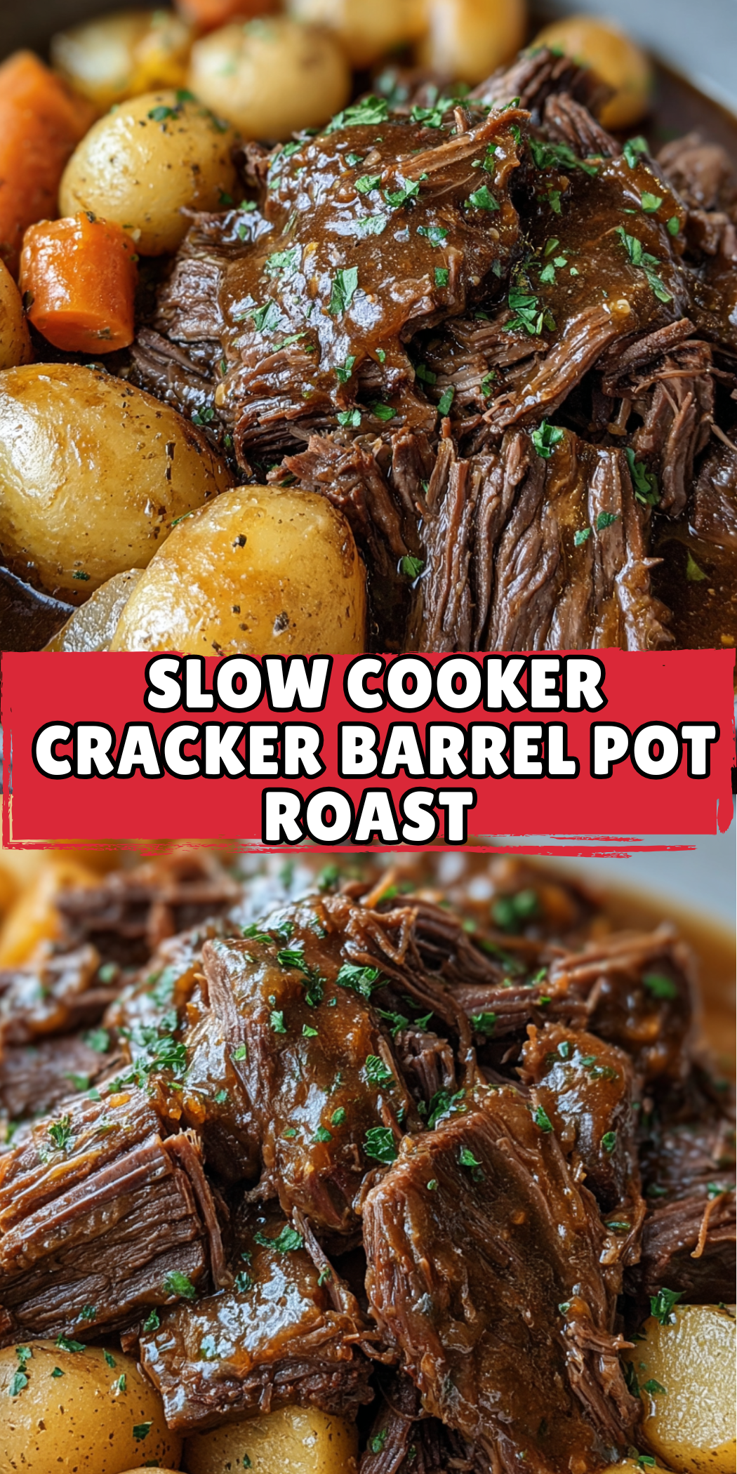 Slow Cooker Cracker Barrel Pot Roast